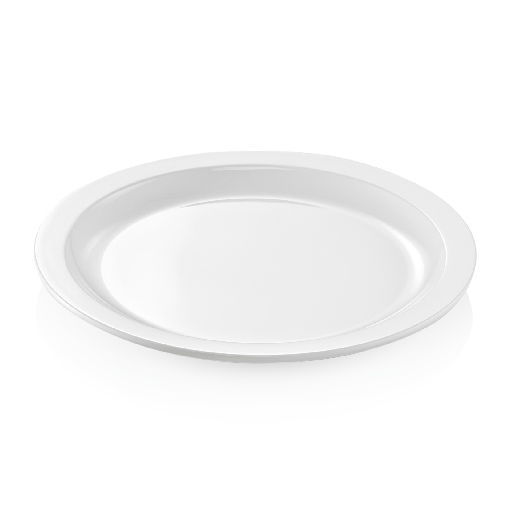Teller, flach, Ø 27,0 cm, schmaler Rand, Melamin | Gastrobedarf für Profis