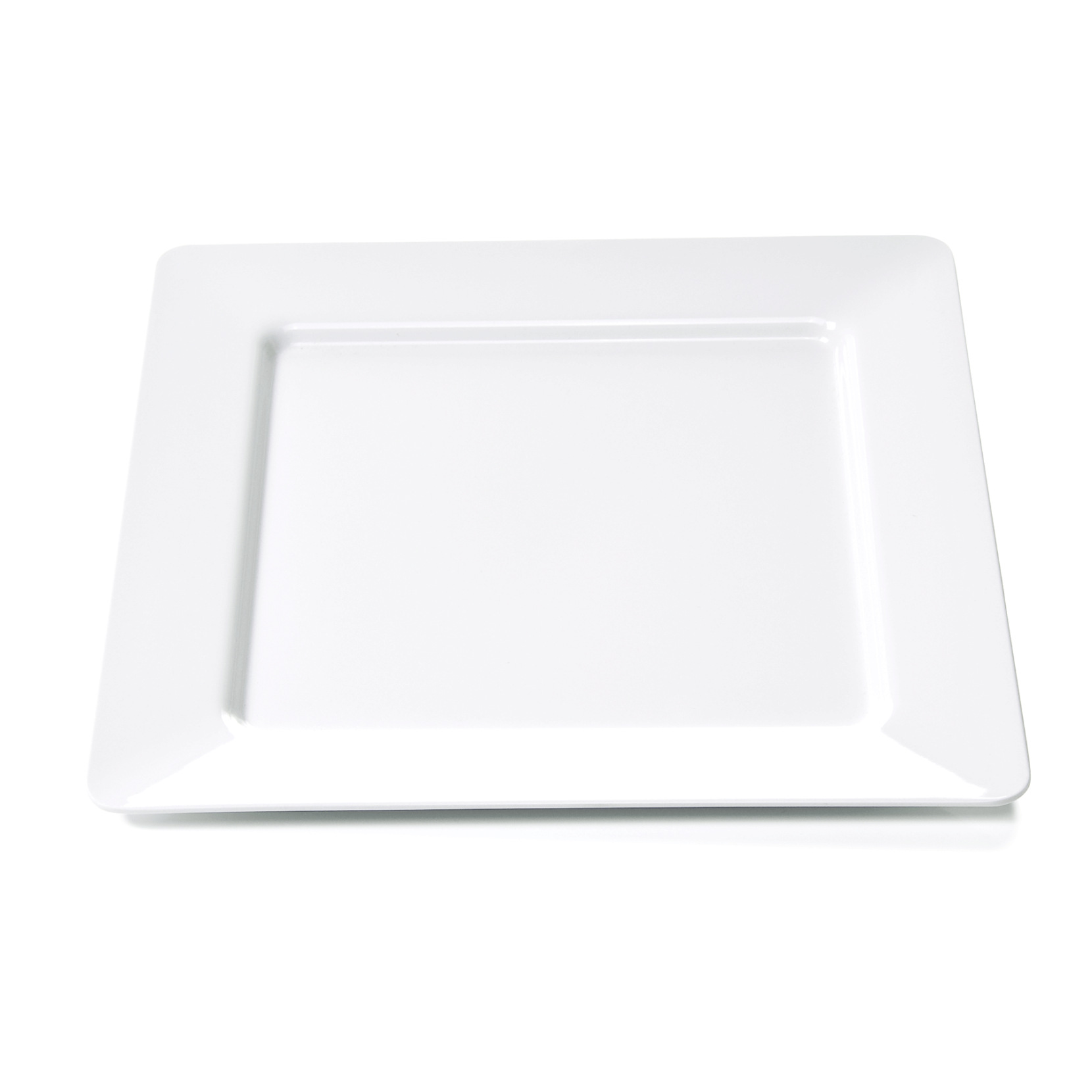 Teller, flach, 28,0 x 28,0 cm, Melamin | Gastrobedarf für Profis